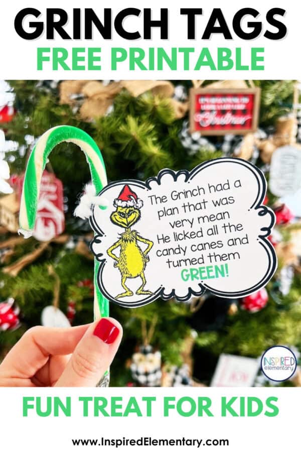 Grinch Tags · Inspired Elementary