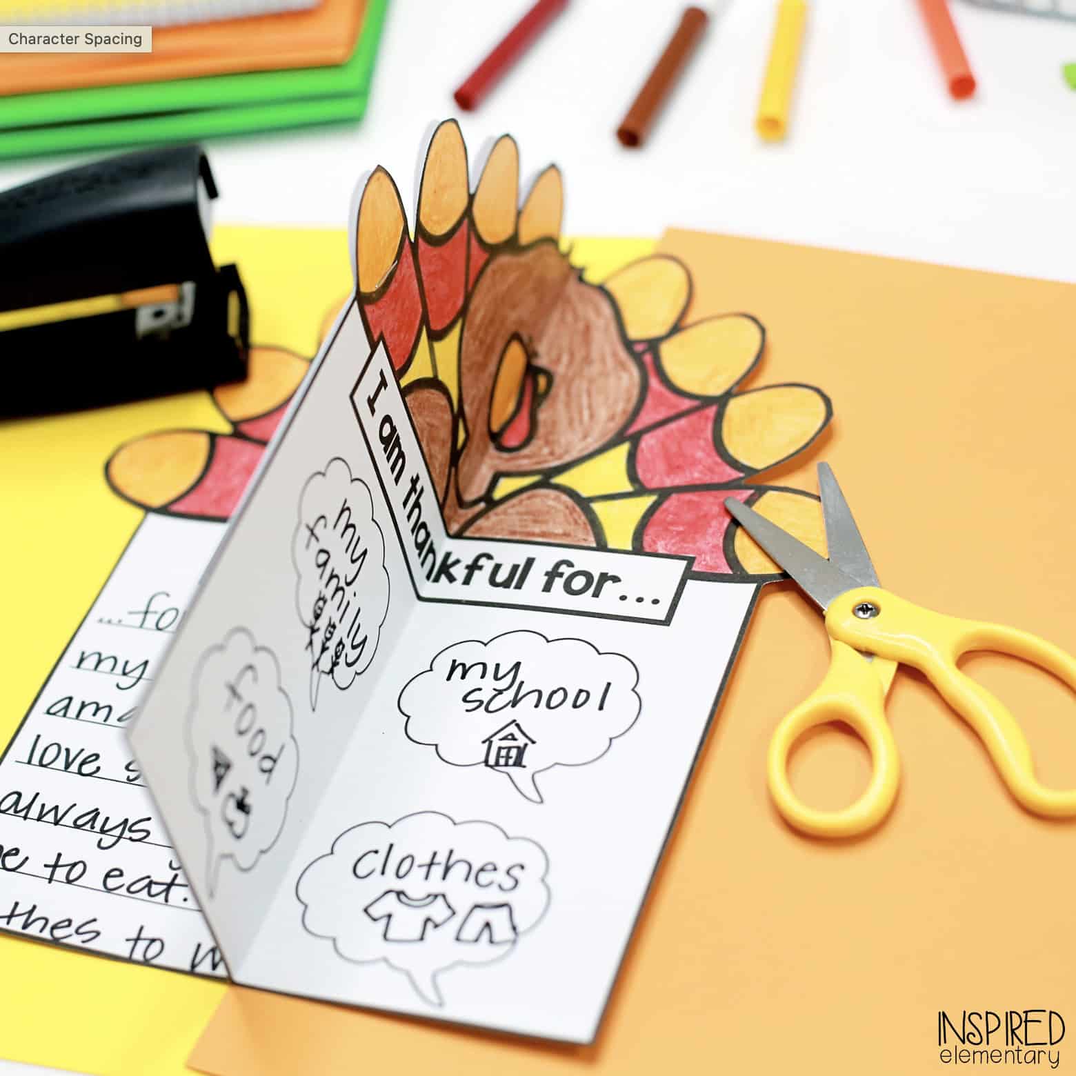 3-D Turkeys Writing Activity: Fun Thanksgiving Classroom Project ...