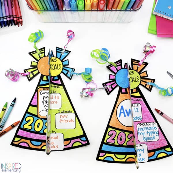 New Year's Goal-Setting Activity for Kids · Inspired Elementary